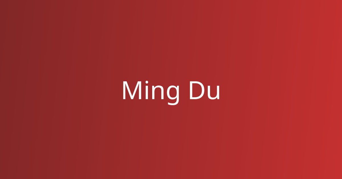 Order Authentic Chinese Online | Ming Du - Pickup or Delivery Available